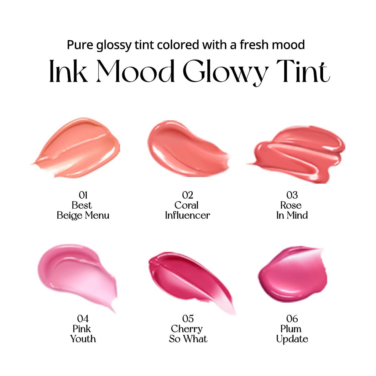 PERIPERA Ink Mood Glowy Tint - Lip-Plumping & Naturally Moisturizing ...