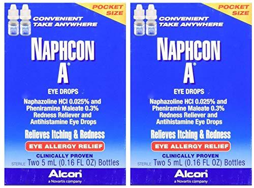 Naphcon-A Eye Drops Twin Pack - 2 Count (2-Pack) | Fast-Acting Relief ...