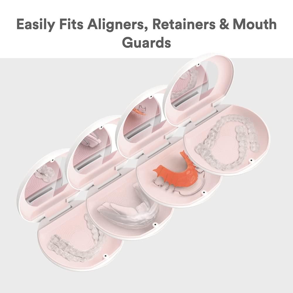 Retayn Premium Aligner Case with Mirror | Compatible with Invisalign ...