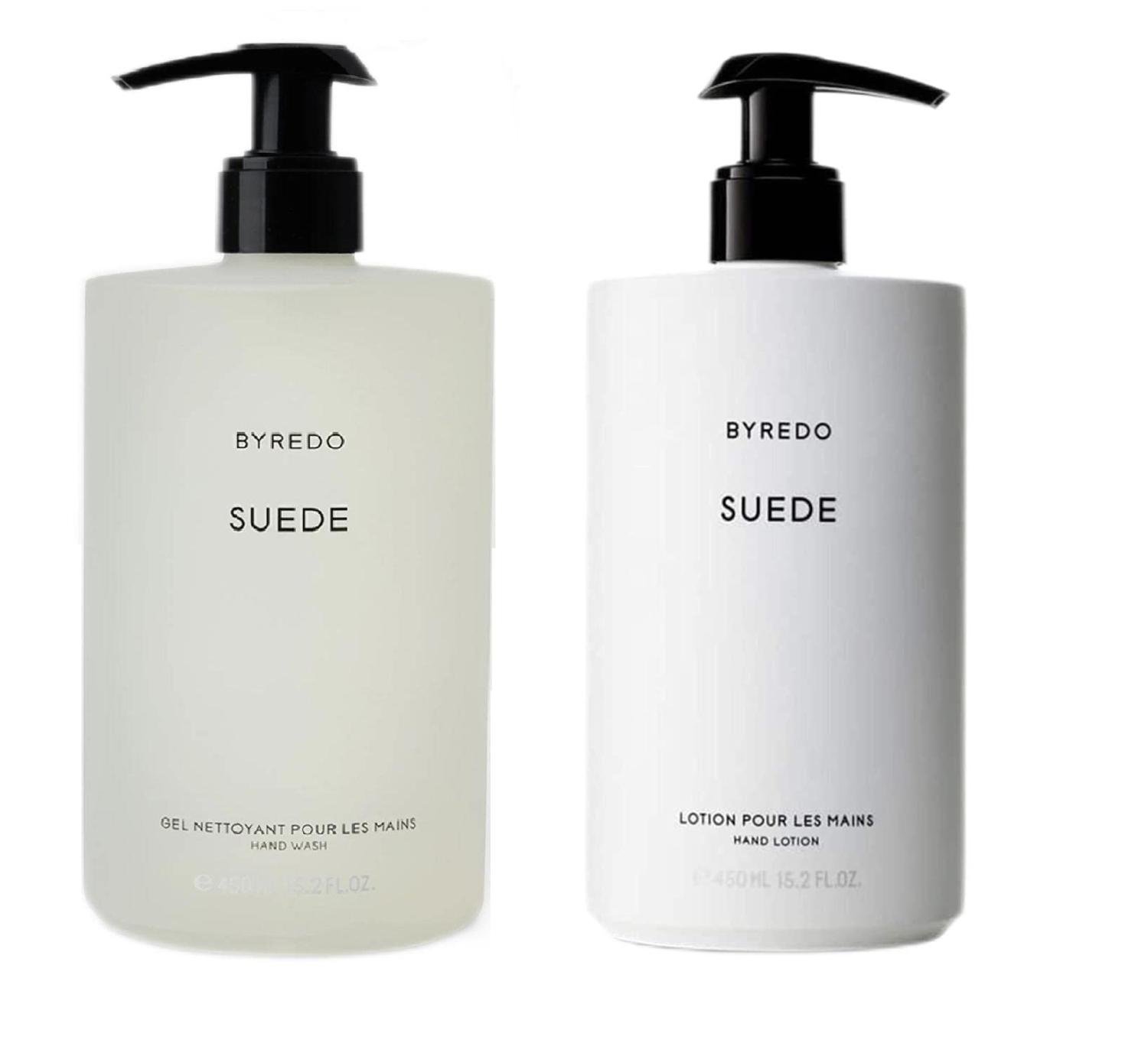 BYREDO Suede Hand Lotion and Hand Wash Set - 450ml (15.2oz) each | Buy ...