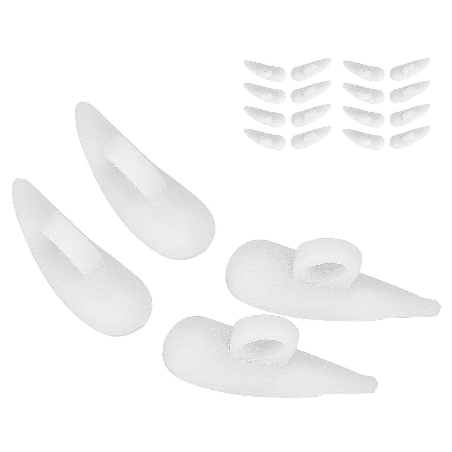 Hammer Toe Cushions Pad SEBS Corrector - 10 Pairs White Toe Separator ...