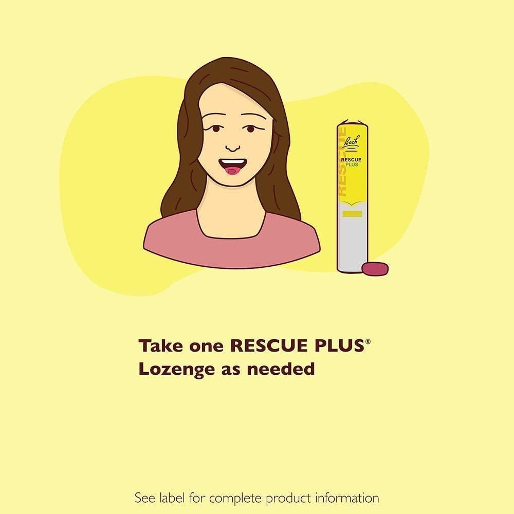 Buy Bach Rescue Plus Loz Natural Orange - Case of 8, 10 CT | Stress ...