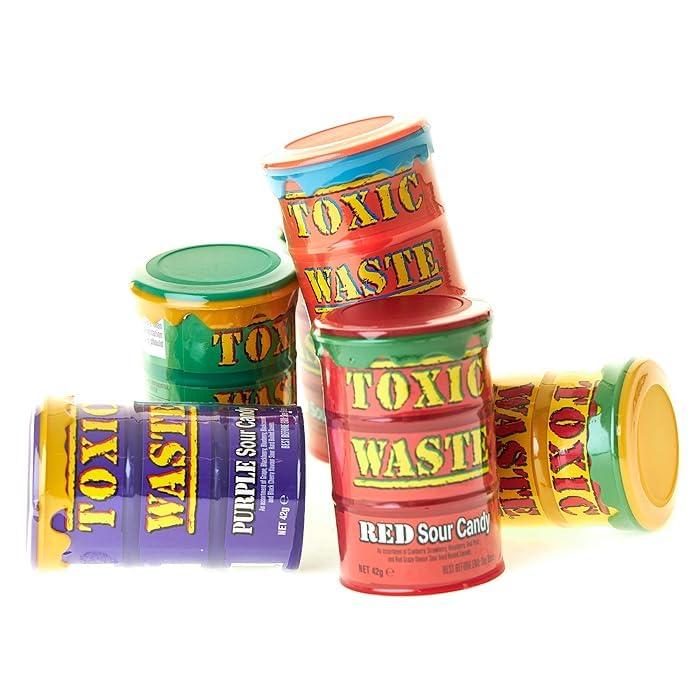 Toxic Waste Candy 5-Pack 210g | Sour Sweets in Assorted Flavours ...