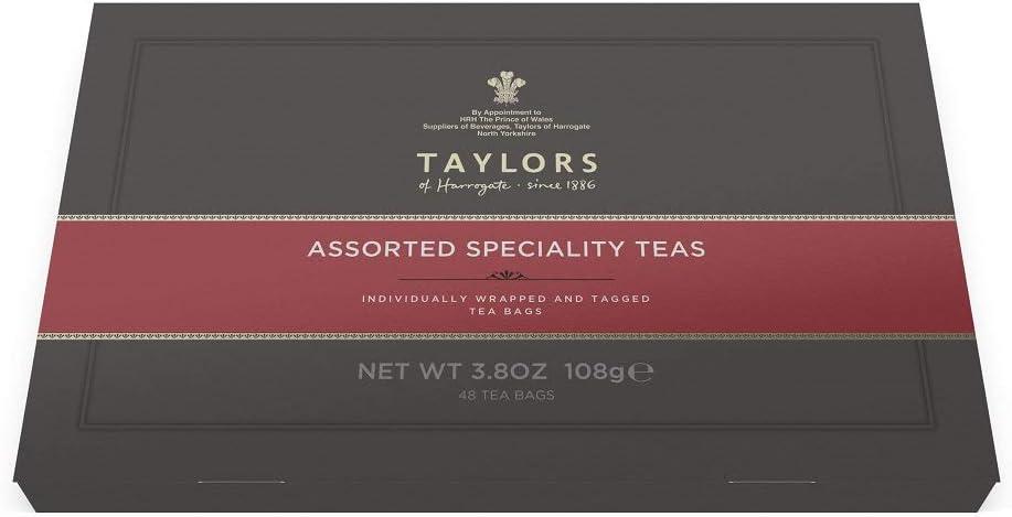 Taylors of Harrogate Assorted Speciality Tea Selection Box 48 Tea Bags ...