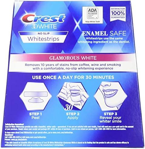 Crest 3D Whitestrips LUXE Glamorous White 28 Count - Professional Teeth ...