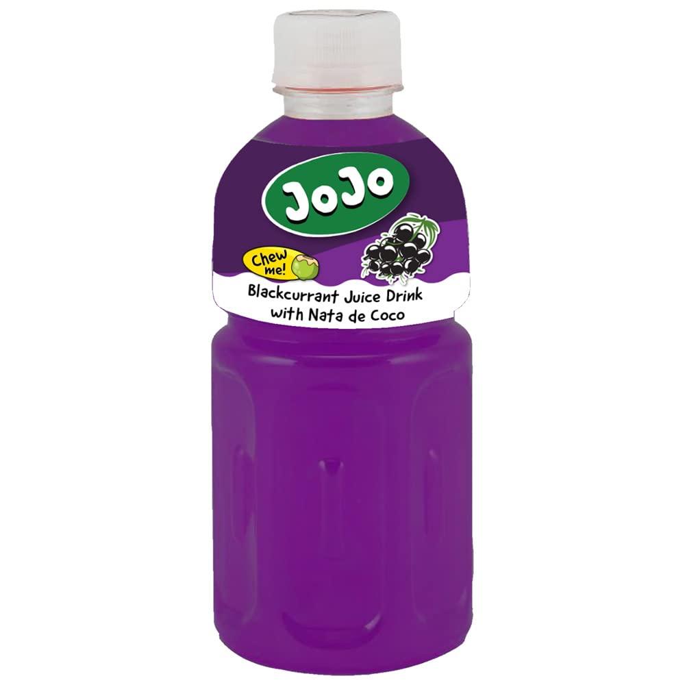 JoJo Blackcurrant Flavoured Drink with Nata De Coco 320ml (Pack of 6 ...