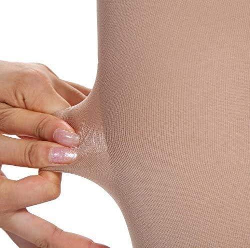 TOFLY Thigh High Compression Stockings - XXL Beige 20-30mmHg Gradient ...