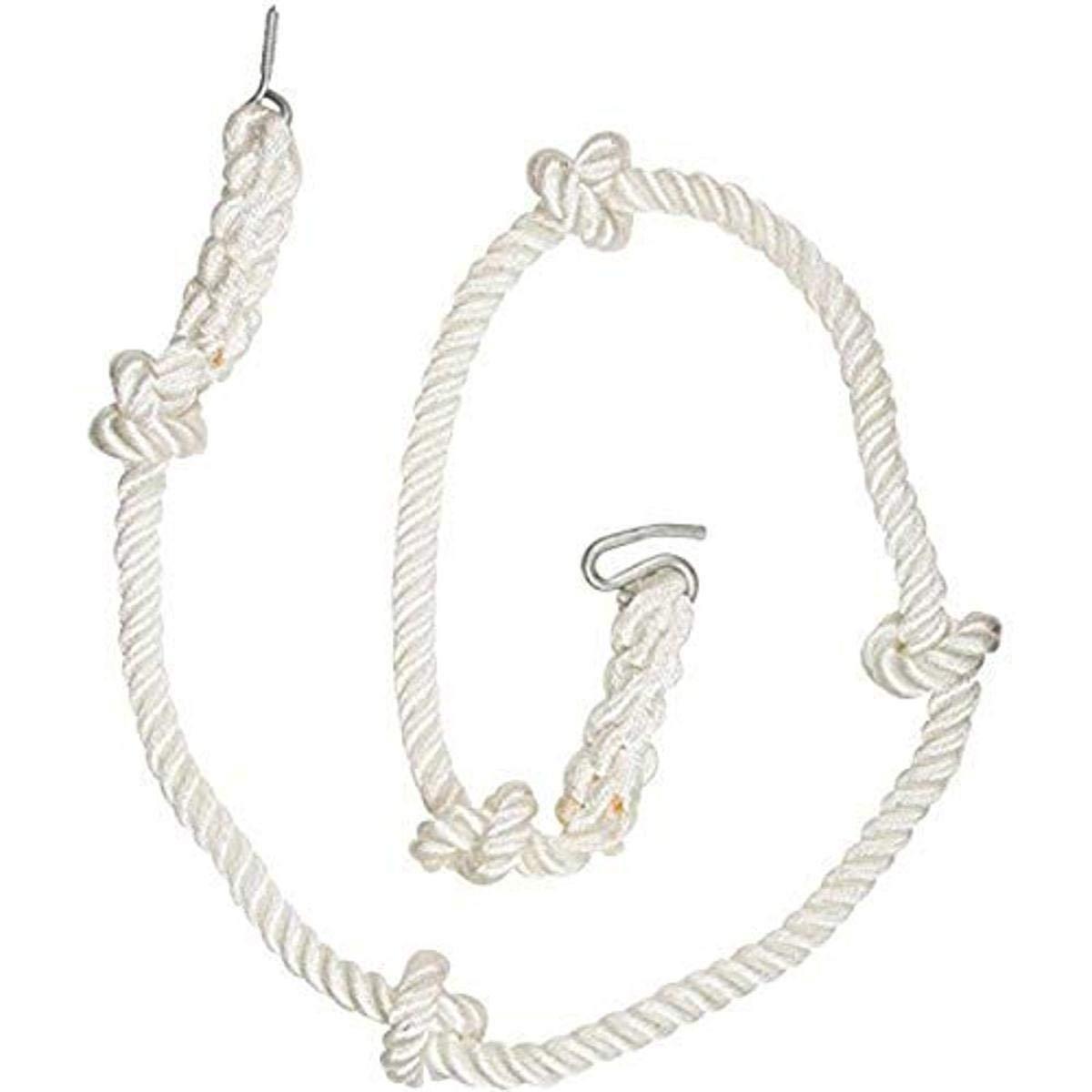 Swing Set Stuff 34 Knotted Climbing Rope (White) + SSS Logo Sticker ...