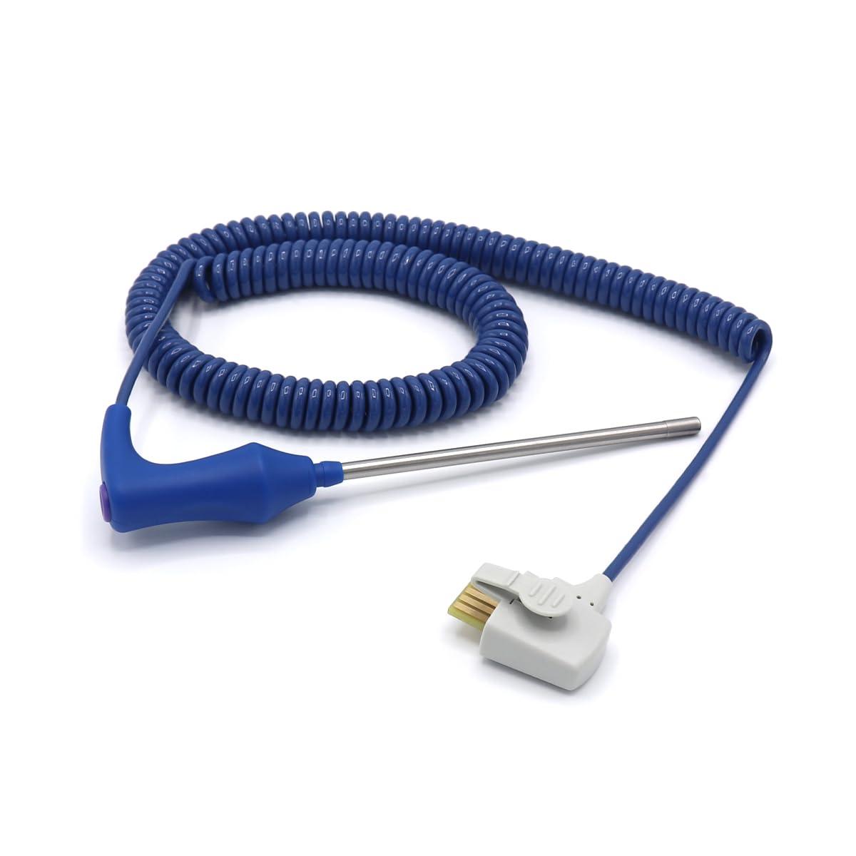 Compatible Mindray VS800 Oral Temperature Probe | 2 FT Reusable Spring ...