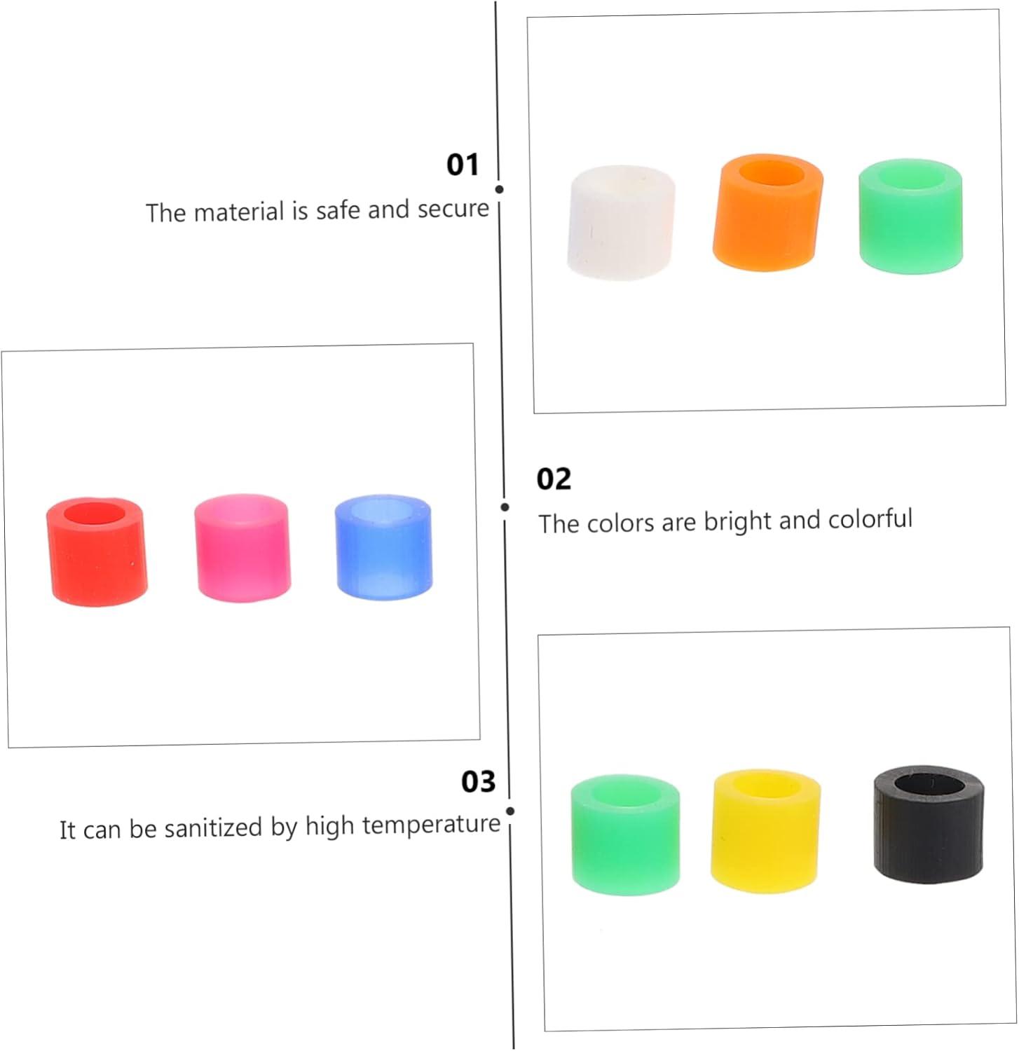 GATUIDA 800 STK Tooth Coloring Code Rings - Color-Coded Orthodontic ...