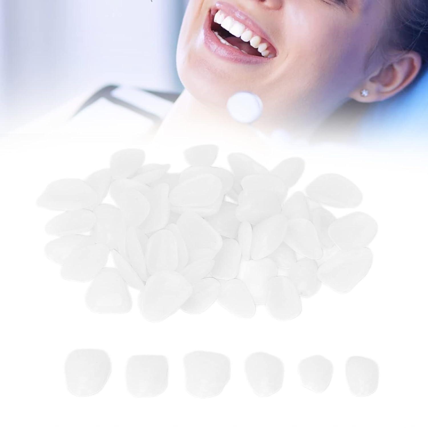 50pcs Temporary Crown & Tooth Repair Kit | Resin Fake Tooth Veneers for ...