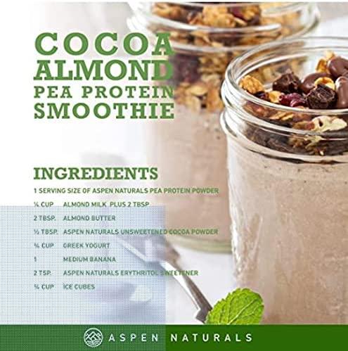 Aspen Naturals Pea Protein Powder (5 lb) - Unflavored Plant Based ...