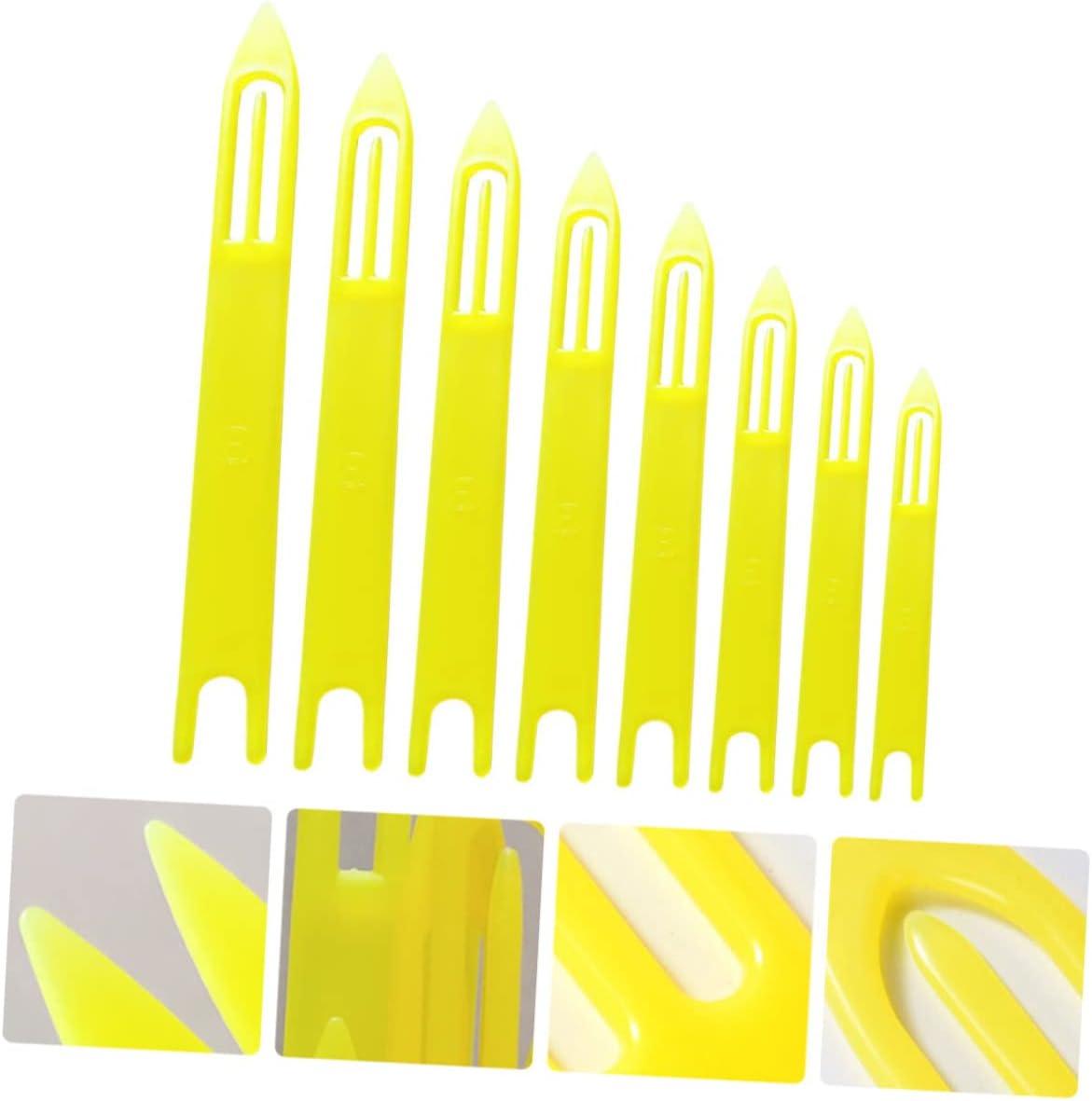 BESPORTBLE 8pcs Fishnet Shuttle Braid Tool - Hand Fishing Netting ...
