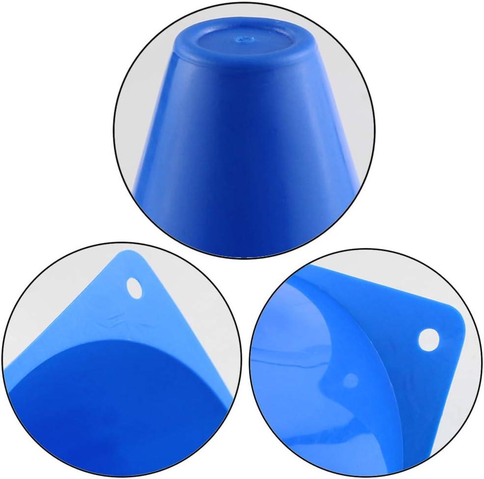 KUQQI 7 Inch Plastic Agility Cones 20 Pack Set - Sports Soccer Training ...
