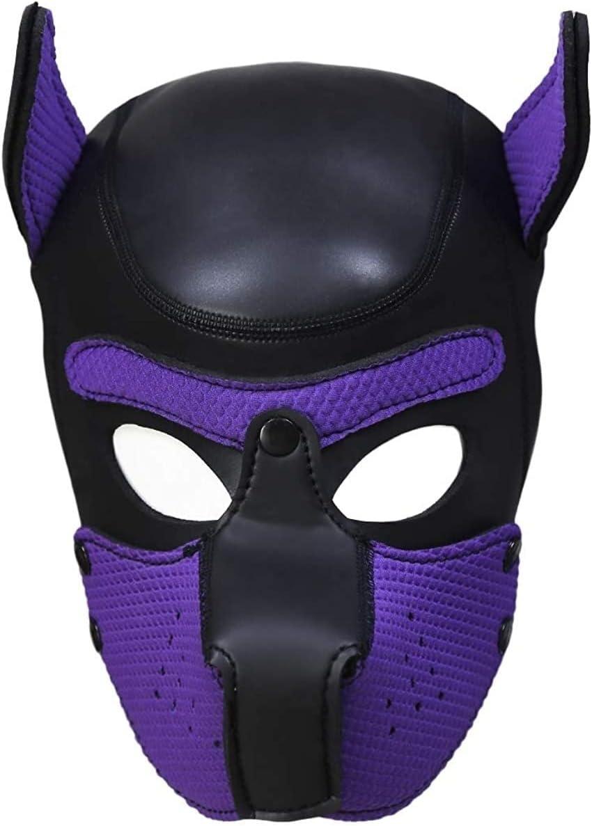 Yiqin RWSX Soft Latex Dog Mask - Removable Mouth & Ears | Perfect for ...