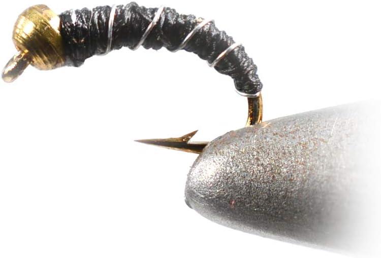 45-Piece Midge Assortment with Mustad Signature Fly Hooks - Rainbow Warriors, Zebra Midges, WD40 ...