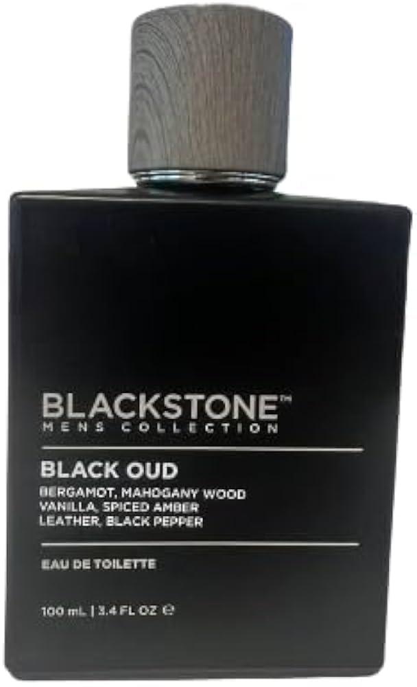 Black Oud Fragrance for Men by Blackstone 3.4 fl oz Bergamot Mahogany ...
