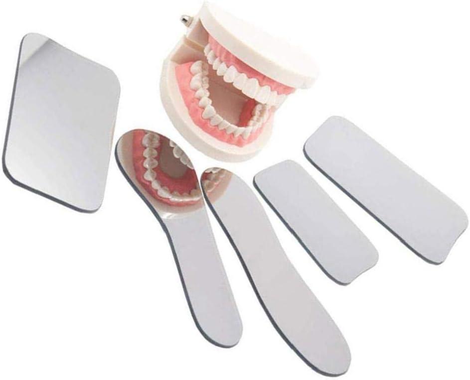 Canjerusof Dental Intraoral Mirror Set - 5pcs Mouth Photography ...