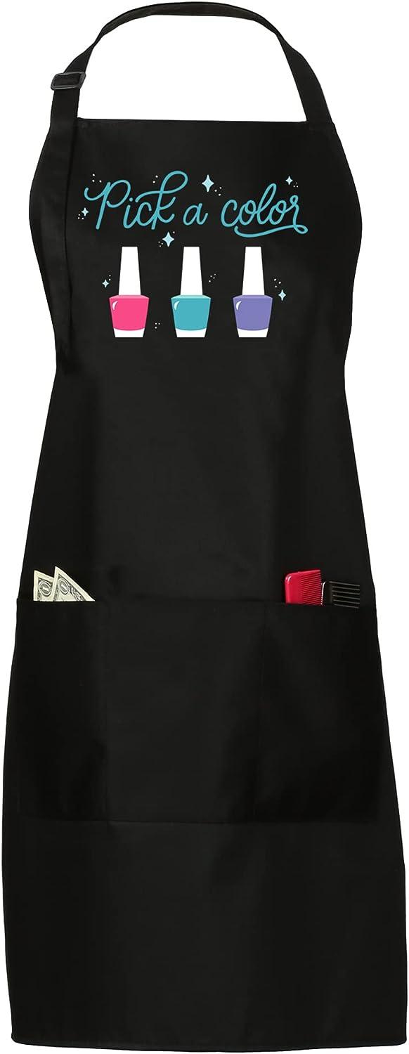Pick A Color Nail Tech Apron - Nail Technician Apron for Women ...