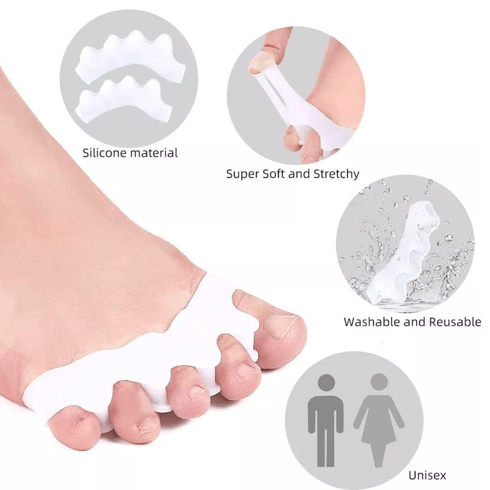Posture Guy Mike Bundle: Large Toe Separators and Socks Dividers for ...