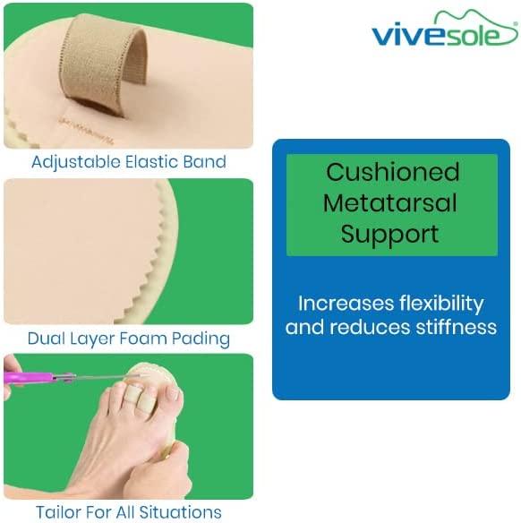 ViveSole Toe Straightener Splint Pair - Metatarsal Support for Hammer ...