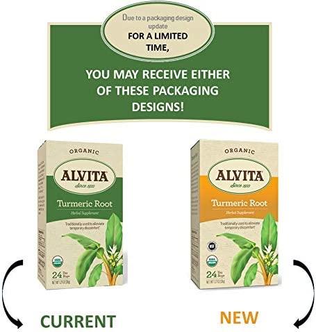 Alvita Organic Turmeric Tea - Enhancing Wellness & Flavor | Buy Now ...