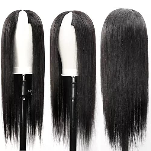 Dixtefo V Part Wigs Human Hair Brazilian Virgin Straight Human Hair ...