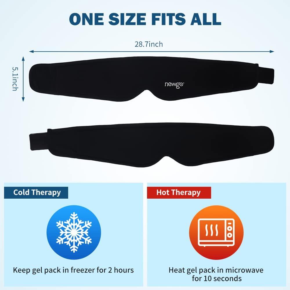 NEWGO Face Ice Pack for Oral Surgery and Pain Relief - Stretchable Wrap ...