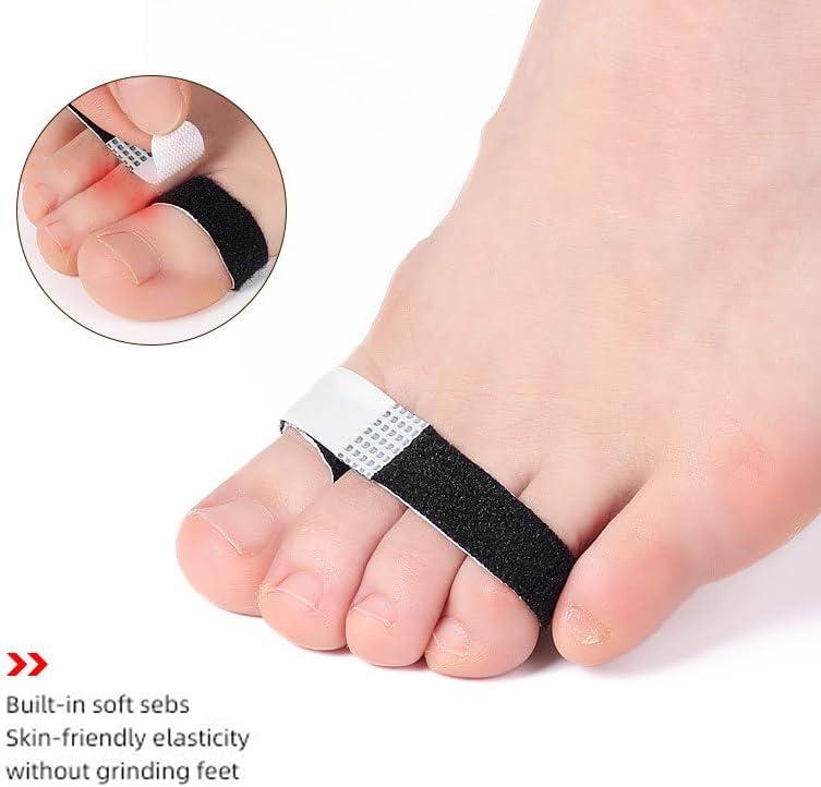 VIEEL Reusable Fabric Hammer Toe Wraps - Toe Corrector & Protectors (8 ...