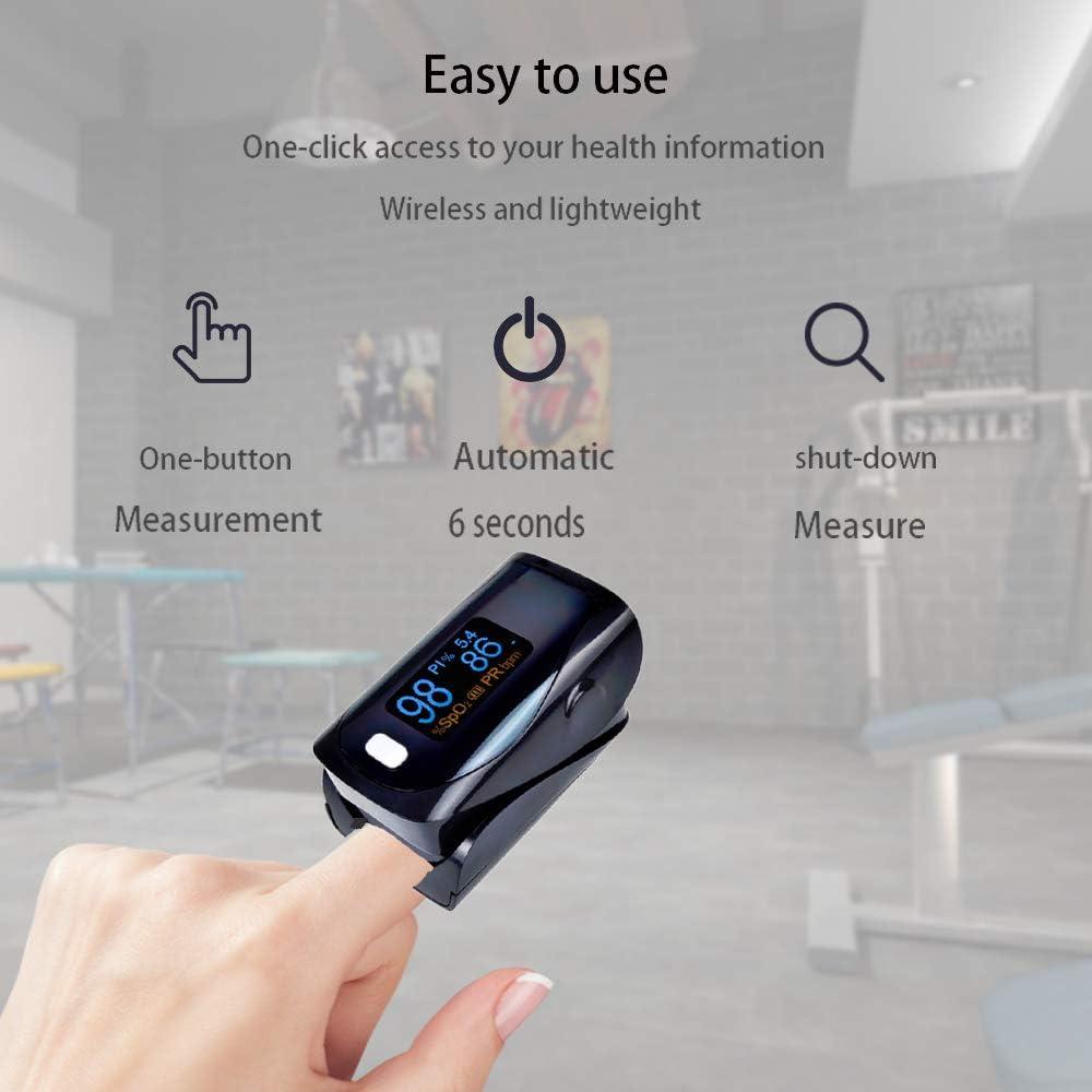 PRCMISEMED Pro Sports & Aviation Pulse Oximeter Finger Monitor with ...