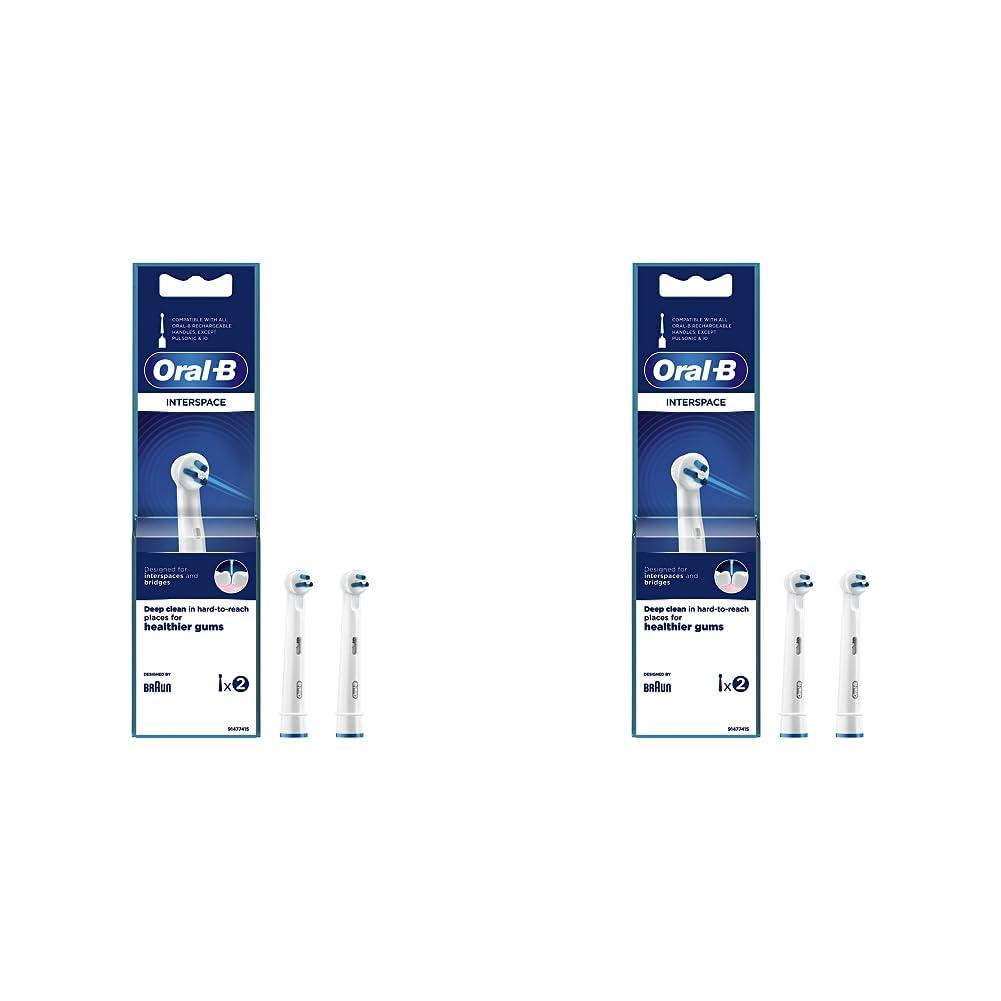 Oral-B Interspace Plug-in Brushes for Electric Toothbrush - Ideal for ...