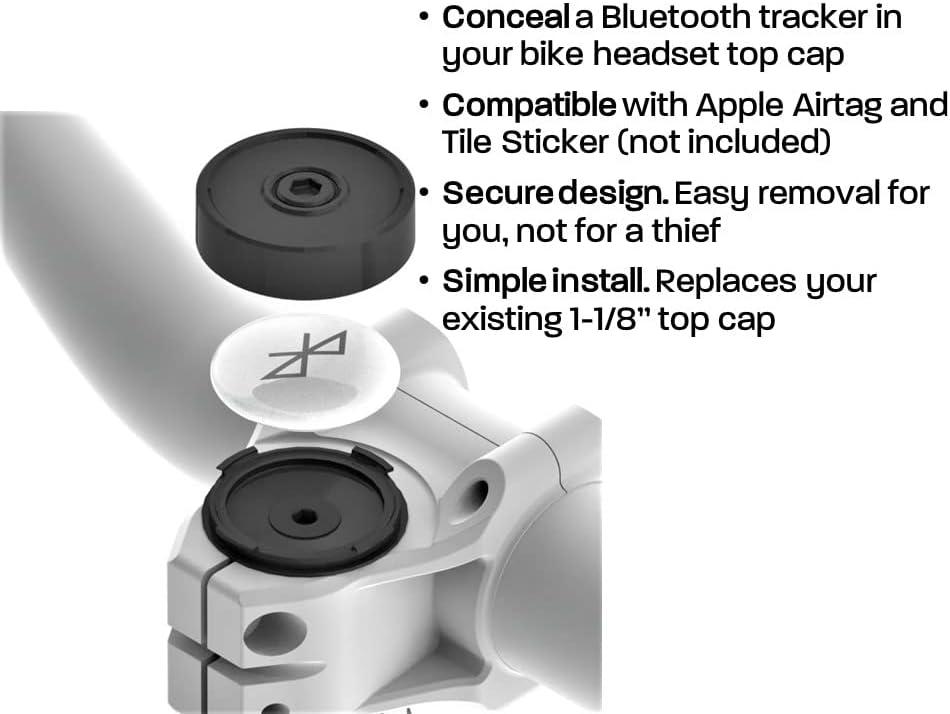 BLACKBRUSH Airtag Bike Holder Mount | Anti-Theft Bicycle Tracker Cover ...