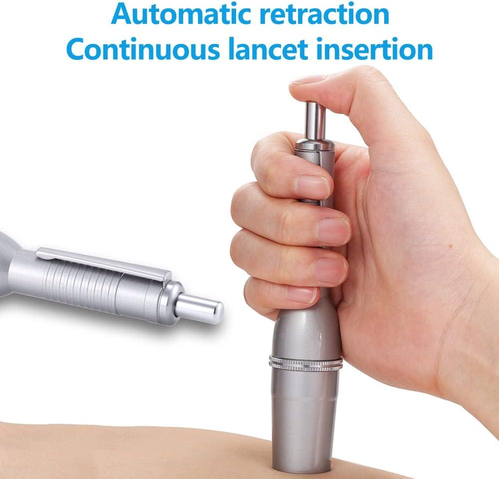 5 Pin Lancing Device Blood Lancet Pen + 200pcs Lancet - Steril Cupping ...