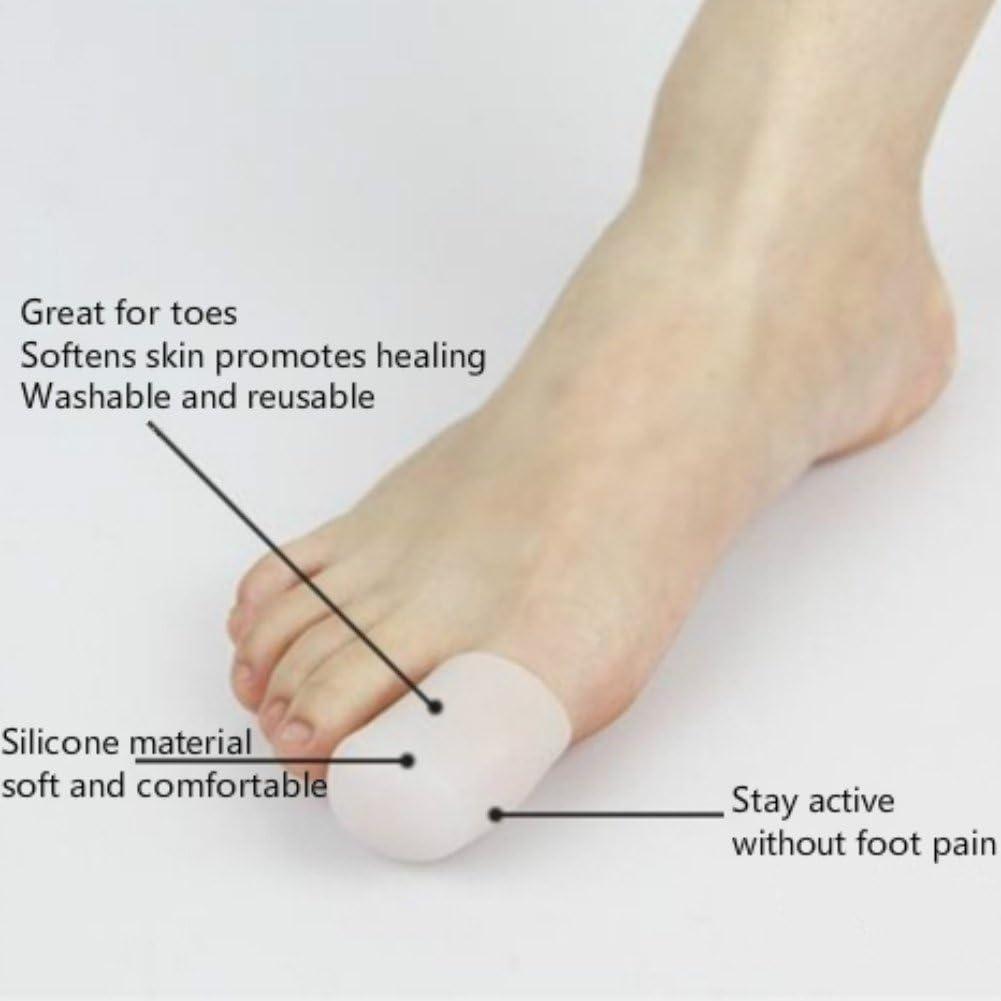 Lingdong 6-Piece Gel Big Toe Protectors - Large Size for Ingrown Nails ...