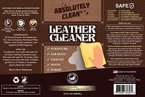 Premium Leather Cleaner & Conditioner | Natural Enzyme Deodorizer | USA ...