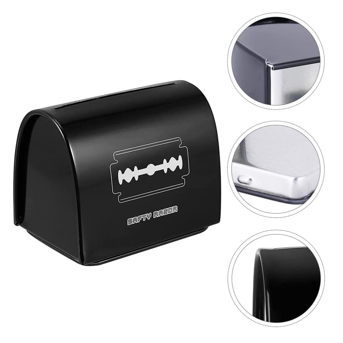 Minkissy Razor Disposal Case for Men - 2-Pack Safety Razor Slice Bank ...