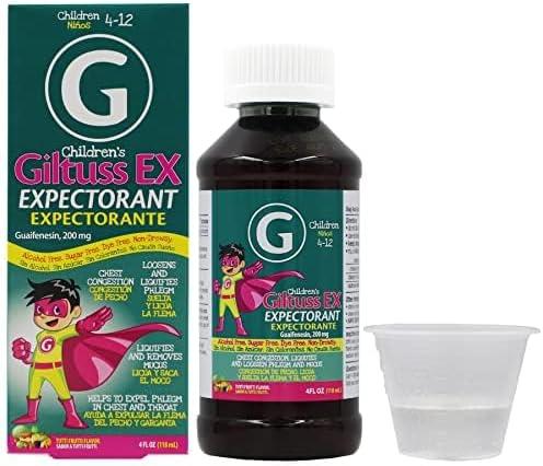 Giltuss EX Children's Expectorant - Chest Congestion Relief | Alcohol ...