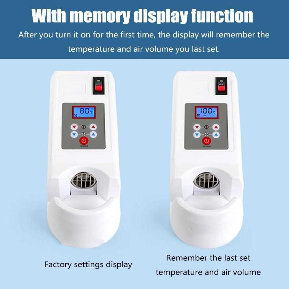 Ujuzaeos Adjustable Glasses Frame Heater - 6-Speed Wind & Temperature ...