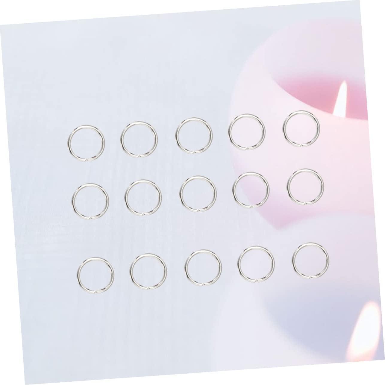 Lurrose 200pcs Small Jump Split Loop Mm Steel Circle Xmm Key Rings Bulk ...
