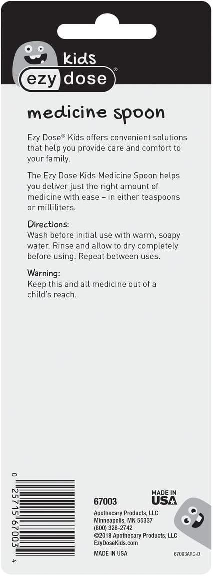 Ezy Dose Kids Oral Liquid Medicine Spoon For Baby & Toddler 10mL/2 TSP ...