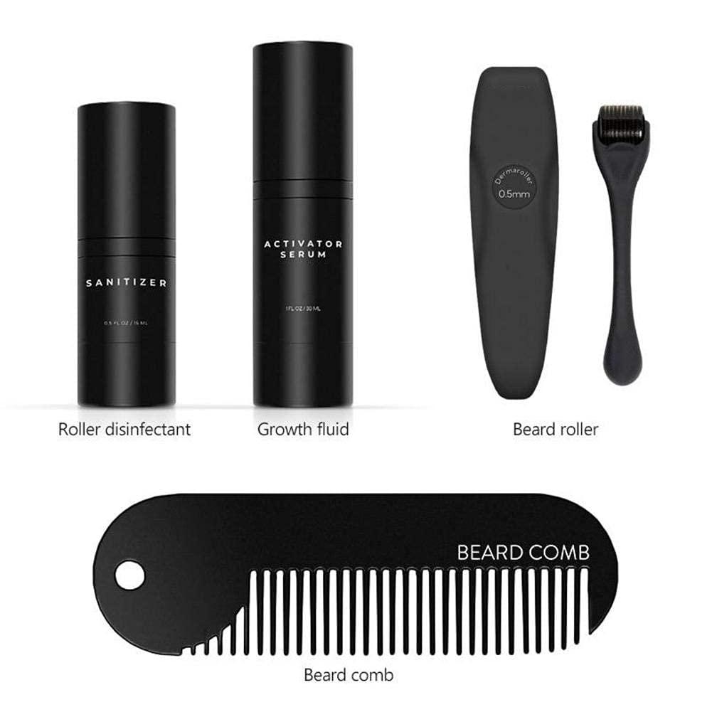 Jane Choi Beard Growth Kit: Beard Grooming Tools for Rapid Growth and ...
