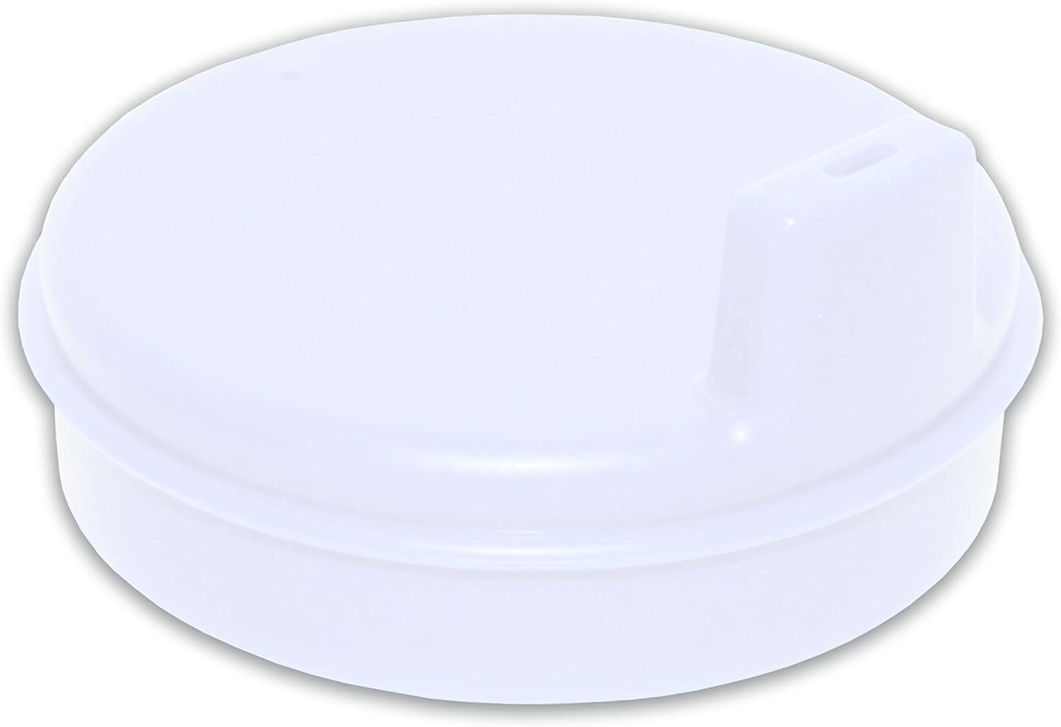 Set of 6 White Spouted Lids for Clear Cups - Rehabilitation Advantage ...