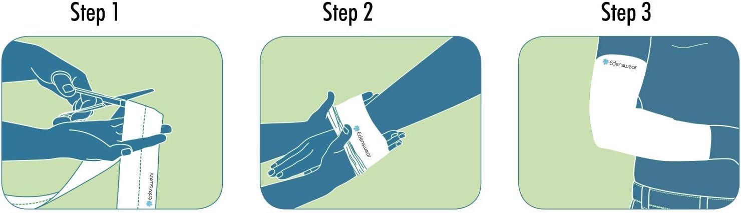 Edenswear Zinc-Infused Wraps Bandage for Eczema - 3.5 Inch Wet Wrap ...