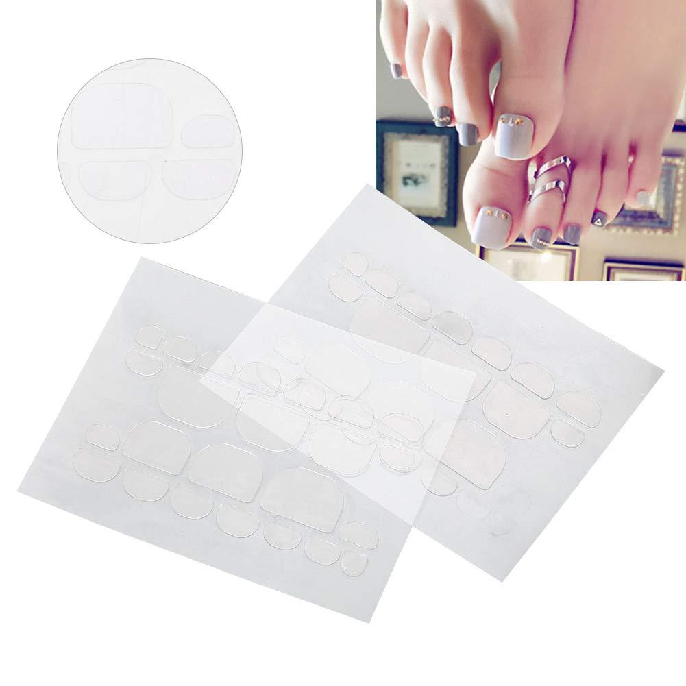 Buy Press On Nail Glue - Double Sided Adhesive Toenail Stickers (10 Pcs ...