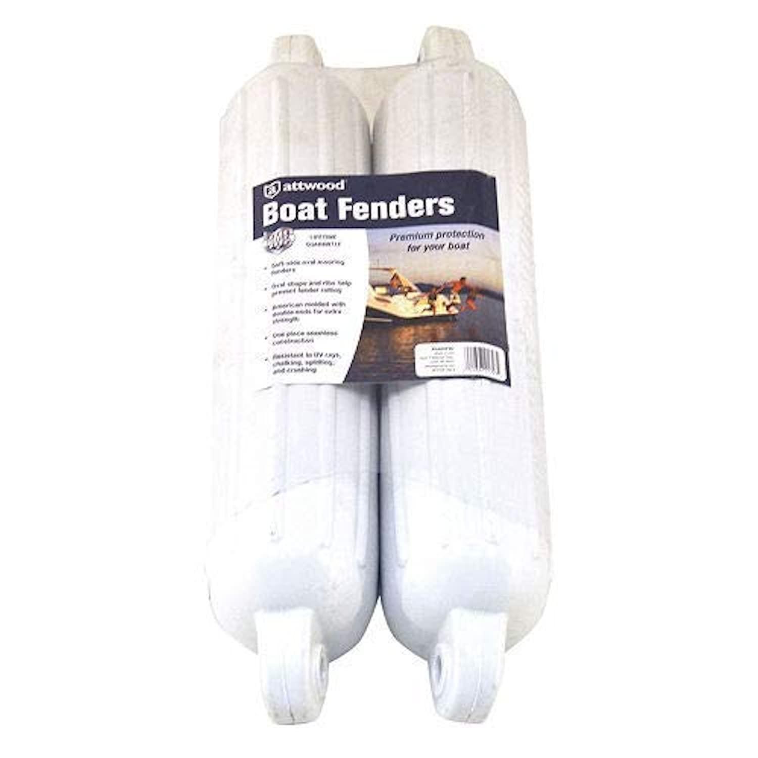Attwood 5 Inch Boat Fender 2 Pack - Premium Protection for Your Vessel ...