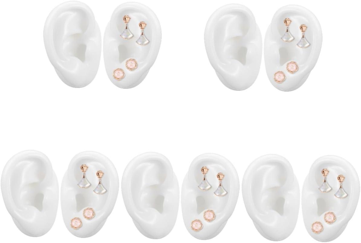 Buy 5 Pairs Silicone Artificial Ear Models - Realistic Simulation Ear ...