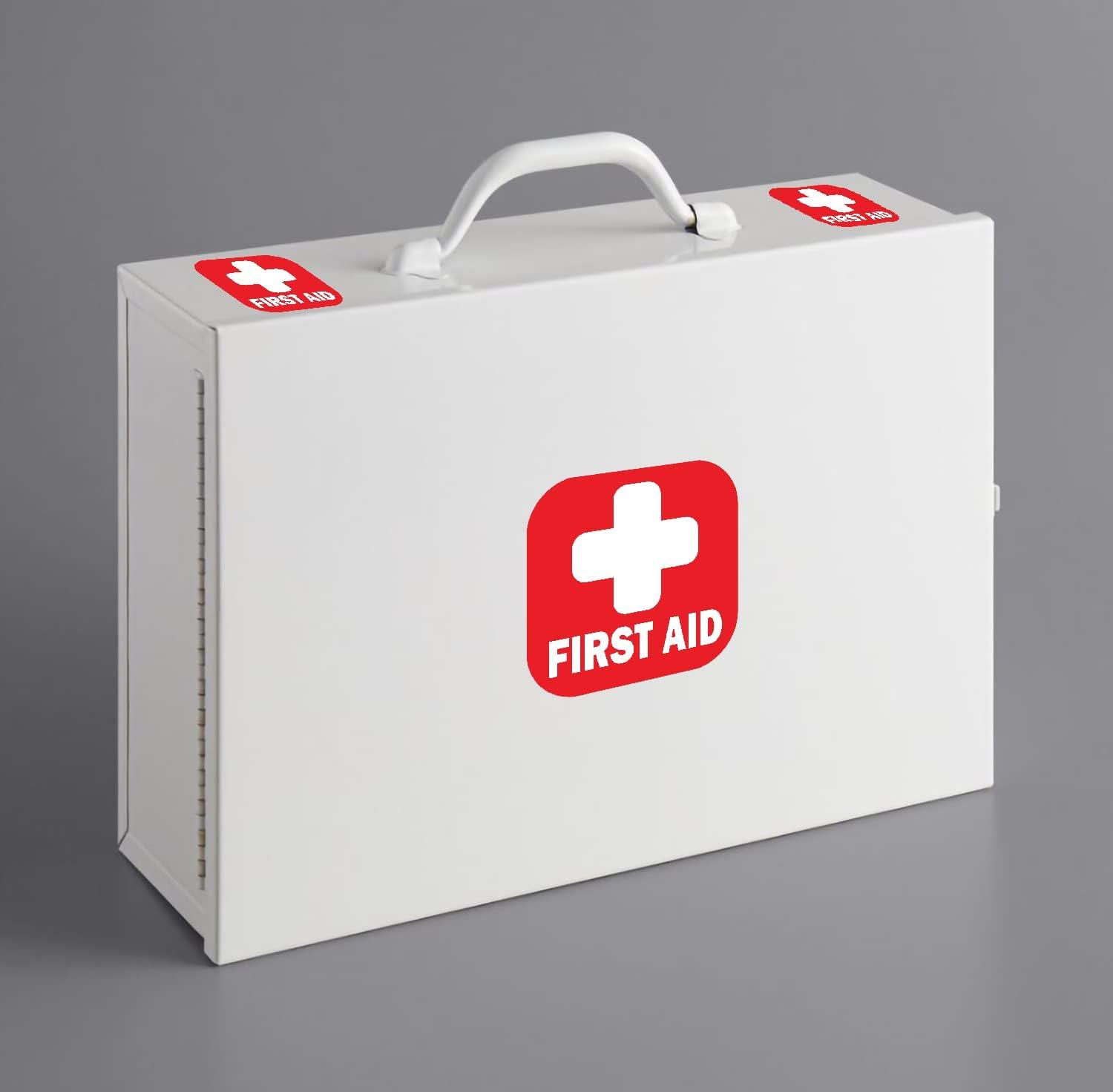 TOTOMO 12pc First Aid Kit Sign Sticker Set - Self Adhesive Vinyl Decal ...