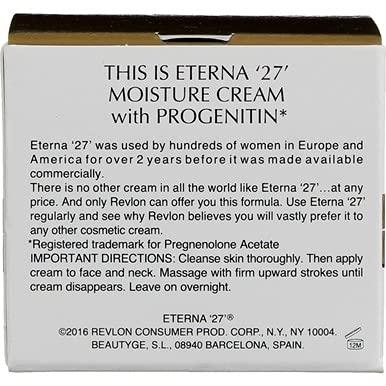 Revlon Eterna '27' Moisture Cream 2 oz (Pack of 4) - Proven Progenitin ...