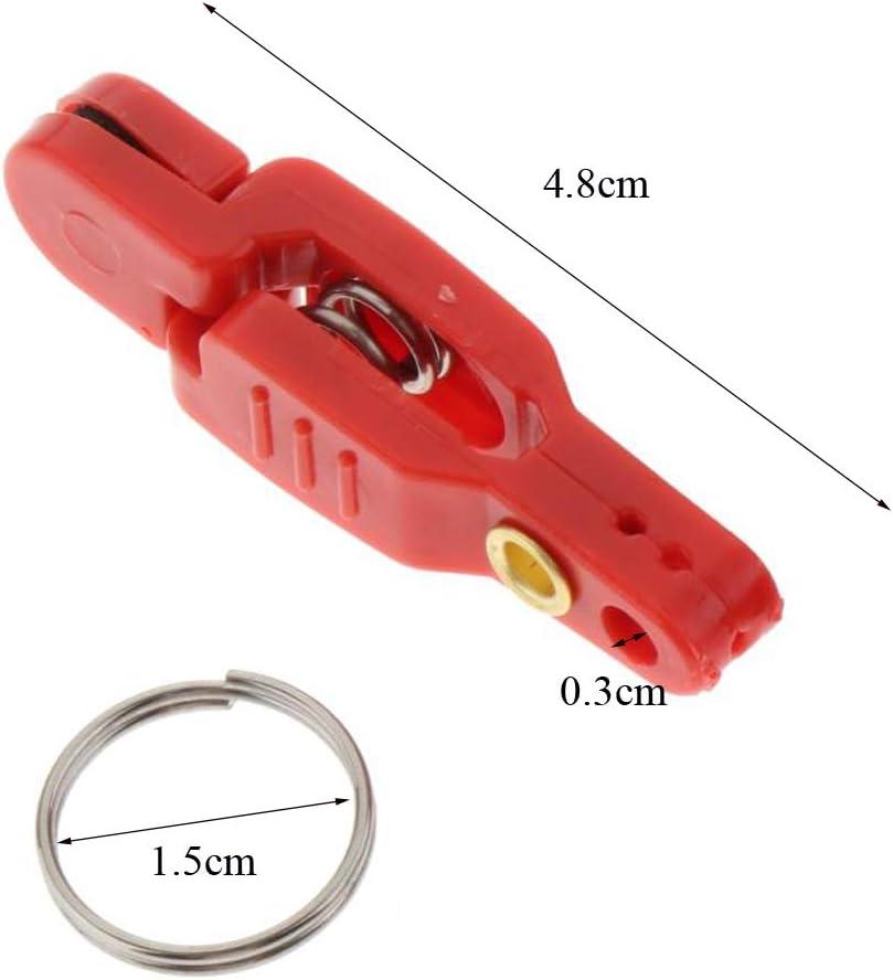 Uncedaran 7pcs Red Line Clip Snap Weight Release Clips for Offshore ...