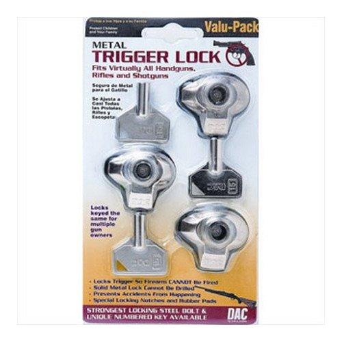 Gunmaster Metal Trigger Lock 38295/MTL 100 - Triple Clam Pack | Buy Now ...
